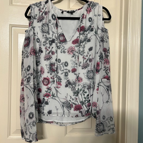 Buffalo David Bitton | Tops | Buffalo David Bitton Flower Blouse Cold ...